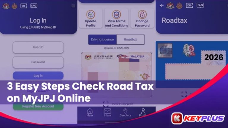 3 Easy Steps Check Road Tax on MyJPJ Online 2026